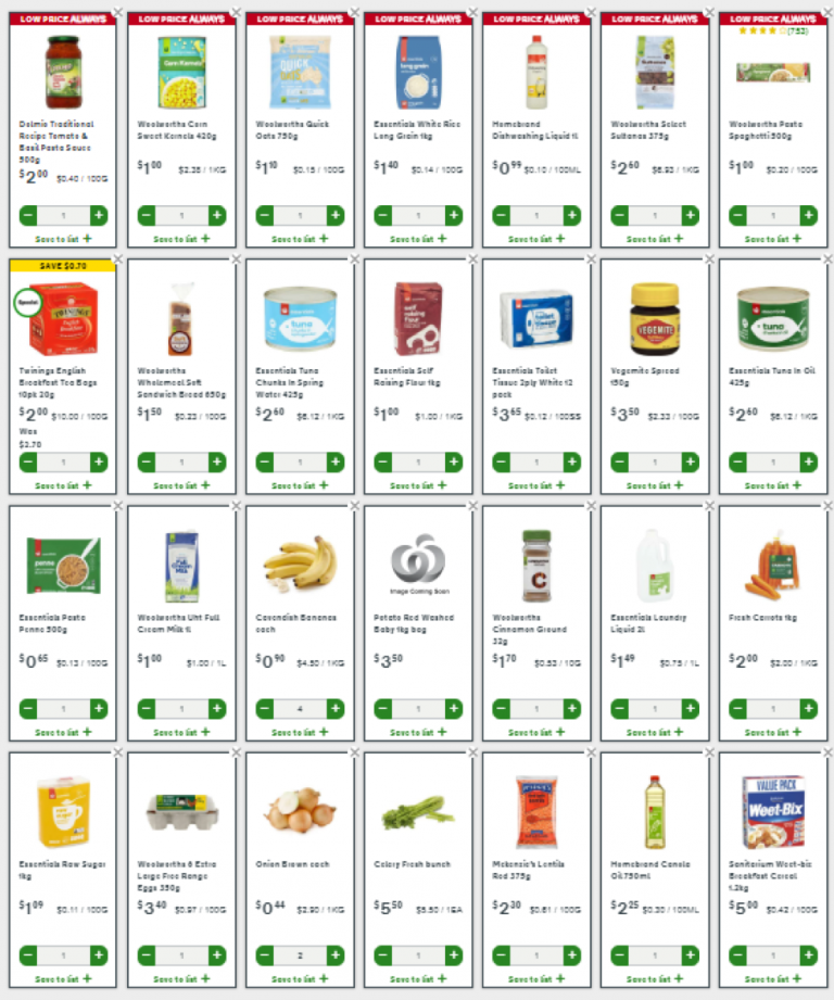 Family Grocery Pack - Reaching